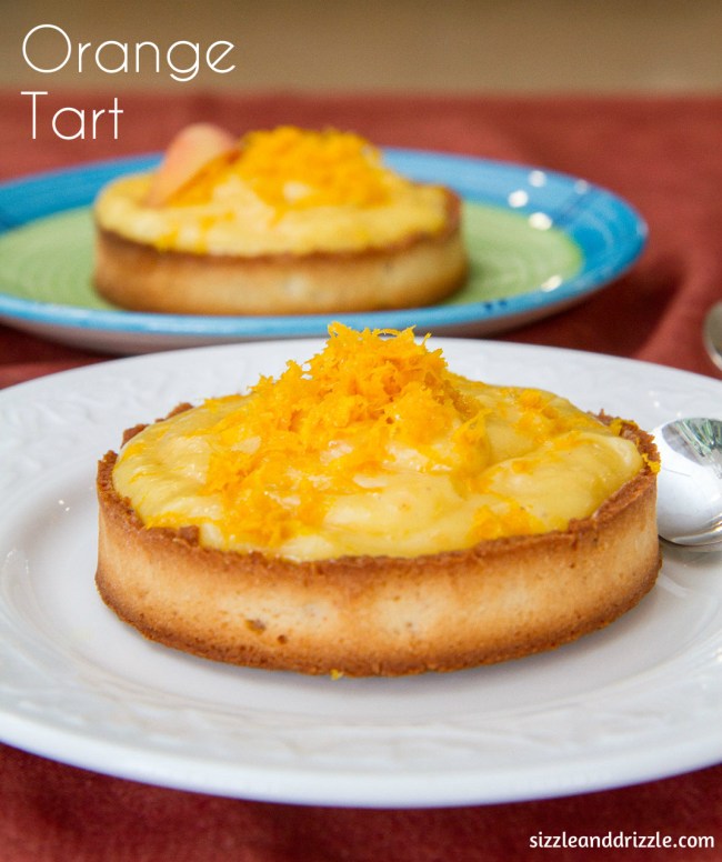 Orange Tartlettes with orange cream – Sizzle and Drizzle