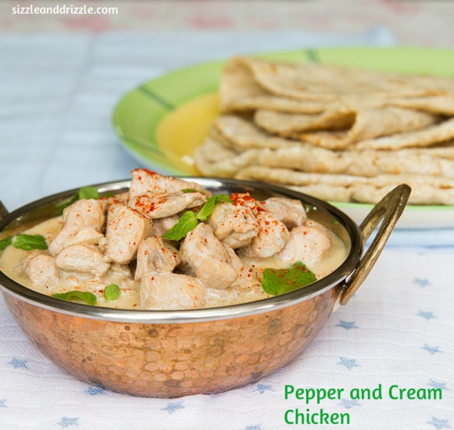 Mint and Pepper Butter Chicken – Sizzle and Drizzle